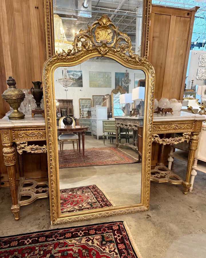 18th Century French Mirror with Original Glass